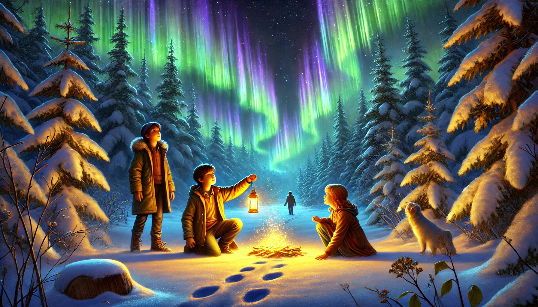 Christmas calendar for 13th Dec. 2024: The Aurora Trail - berg.ooo