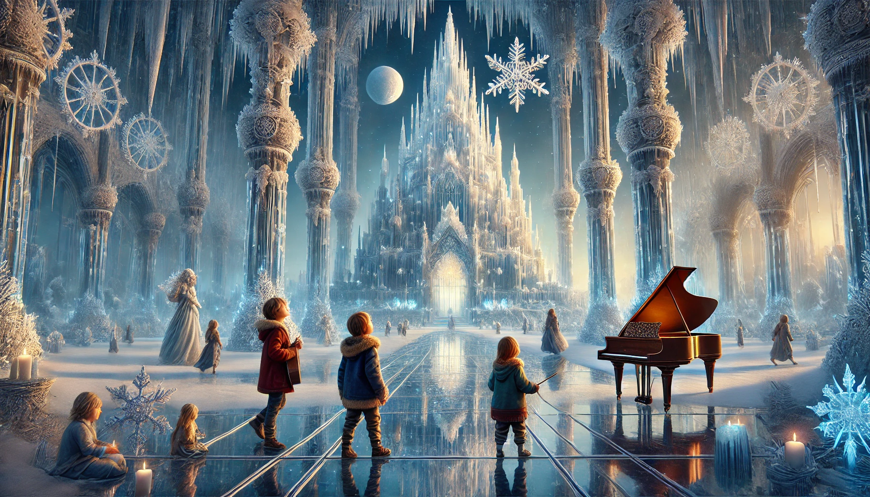 Christmas calendar for 23th Dec. 2024: The Ice Castle - berg.ooo